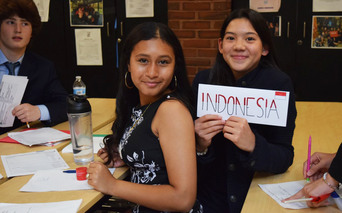 Middle Schoolers Collaborate to Solve World Problems at Model UN - BBN